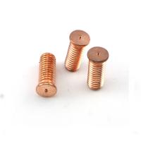 China M5-M64 Solid Spot Weld Screws And Fasteners Copper Flat Head Rivet Screw for sale