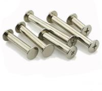 China Stainless Steel Cross Recessed Screws SS304 SS316 Flat Head Chicago Screw for sale