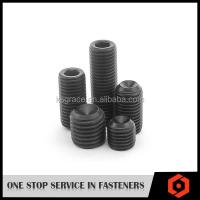 China Gr12.9 DIN916 Hex Socket Cup Point Set Screw Match Allen Key for sale