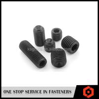 China Gr12.9 DIN916 Hex Socket Cup Point Set Screw Match Allen Key for sale