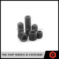China Gr12.9 DIN916 Hex Socket Cup Point Set Screw Match Allen Key for sale