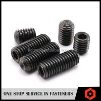 China Gr12.9 DIN916 Hex Socket Cup Point Set Screw Match Allen Key for sale