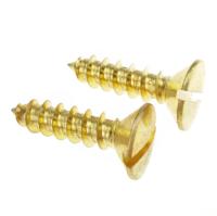 China Brass Wood Screw Brass Slotted Head Wood Screw Brass Torx Flat Head Wood Screws for sale