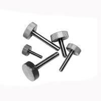 China M3-M6 Stainless Steel Thumb Screws Flat Head Knurled Screw for sale