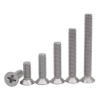 China M2-M10 Countersunk Head Screw 120 Degree Flat Head Screw for sale