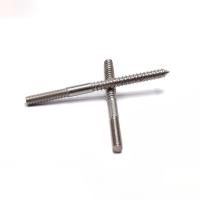 China Stainless Steel Solar Panel Mounting Double Thread Screw M10*200mm Dual Thread Screw for sale