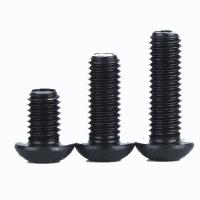 China ISO 7380 GB70.2 Carbon Steel Black Oxide Hex Socket Button Head Screw Hexagon Socket Button Head Screws for sale
