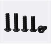 China ISO 7380 GB70.2 Carbon Steel Black Oxide Hex Socket Button Head Screw Hexagon Socket Button Head Screws for sale
