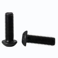 China ISO 7380 GB70.2 Carbon Steel Black Oxide Hex Socket Button Head Screw Hexagon Socket Button Head Screws for sale