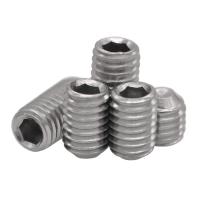 China DIN 916 Allen Drive No Head Grub Set Screws DIN916 Stainless Steel 316 Hexagon Socket Set Screws With Cup Point for sale