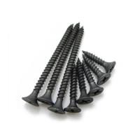China Self Tapping Screw Black Phosphate Fine Thread Drywall Screw  Black Drywall Screw for sale