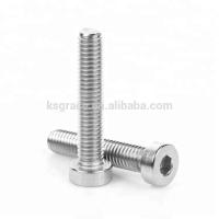 China Stainless Steel Hexagon Socket Thin Head Screws DIN7984 for sale
