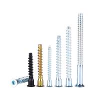China Mild Steel Countersunk Flat Head Furniture Screw Head Screw Wood Chipboard Cabinet Connecting Confirmat Screw for sale