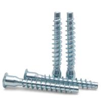 China Mild Steel Countersunk Flat Head Furniture Screw Head Screw Wood Chipboard Cabinet Connecting Confirmat Screw for sale