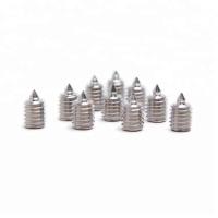 China CE ISO9001 Stainless Steel Grub Screw Slotted Set Screw With Cone Point for sale