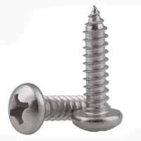 China GB845 SUS304 SUS316 Cross Recessed Pan Head Tapping Screw for sale