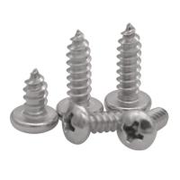 China GB845 SUS304 SUS316 Cross Recessed Pan Head Tapping Screw for sale