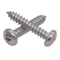China GB845 SUS304 SUS316 Cross Recessed Pan Head Tapping Screw for sale
