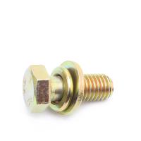 China Grade10.9 Color Zinc Cross Recessed Composite Screws Hex Head Combination Screw for sale
