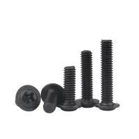 China ISO7380-2 Carbon steel Black oxide Hex Socket Button Head Screw for sale