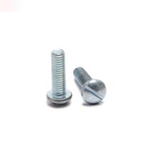 China CE ROHS ISO9001 Slotted Round Head Wood Screws Zinc Plated for sale