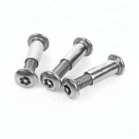 China OEM ODM Stainless Steel Binding Barrels And Screws Hex Socket Furniture Lock Screws for sale
