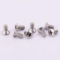 China M1.6 M2 M2.5 SS304 Cross Recessed Screws Raised Countersunk Head Screw DIN966 for sale