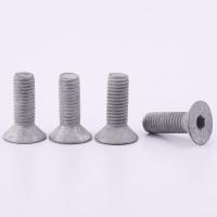 China DIN7991 Hot Dip Galvanized Hex Socket Screw Countersunk Flat Head Screw for sale