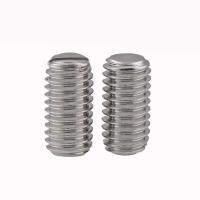 China Custom Flat Point Hollow Hexagon Set Screws SS304 Hex Socket Allen Nose Grub Screw Set for sale