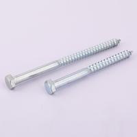 China Din571 Wood Screws Custom Carbon Steel DIN 571 Hex Head Coach Lag Screw for sale