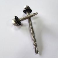 China Hot Dip Galvanised Hexagon Head Tek Wood Stainless Steel Hex Self Drilling Roof Screw With Epdm Washers Roofing Screw for sale