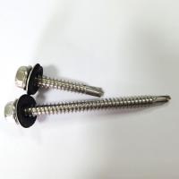 China Hot Dip Galvanised Hexagon Head Tek Wood Stainless Steel Hex Self Drilling Roof Screw With Epdm Washers Roofing Screw for sale