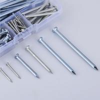 China China Factory Price Stainless Steel Flat Head Common Nails Iron Large Iron Spike Wire Steel Nails for sale