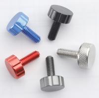 China M3 M4 Color Anodized Knurled Thumb Screws Customized Aluminium Male And Female Screw for sale