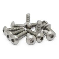 China Stainless Steel Button Head Hex Socket Cap Screw M3 X 4/5/6/8/10/12/14/16/18/20/25mm for sale