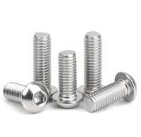 China Stainless Steel Button Head Hex Socket Cap Screw M3 X 4/5/6/8/10/12/14/16/18/20/25mm for sale