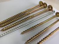 China Self Tapping Chipboard Screw 17 Truss Wafer Head Torx Slotted Chipboard Wood Screw for sale