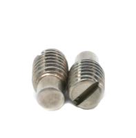 China DIN 417 Slotted Set Screw Carbon Steel Stainless Steel Set Screw With Dog Point for sale