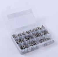 China M3 4 5 6 Self Tapping Screws Assortment Kit Pan Head and Flat Head 304 Stainless Steel Screws for sale