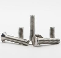China DIN963 Stainless Steel Countersunk Head Screws Slotted Countersunk Head Machine Screw for sale
