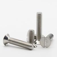 China DIN963 Stainless Steel Countersunk Head Screws Slotted Countersunk Head Machine Screw for sale