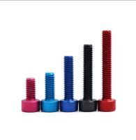 China 7075 Cup Head DIN912 Aluminium Hexagon Socket Screw M4 M5*6/8/10/12/16/20/25mm for sale
