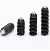 China Grade12.9 Black Oxide Coating Ball Point Set Screws Hexagon Socket Bead Set Screw Slotted Set Screws With Ball Point for sale