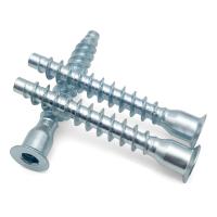 China Flat Head Drive Self Tapping Euro Screw Hexagonal Wood Furniture Confirmat Screw Cabinet Connecting Confirmat Screw for sale