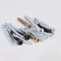 China Flat Head Drive Self Tapping Euro Screw Hexagonal Wood Furniture Confirmat Screw Cabinet Connecting Confirmat Screw for sale