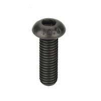 China ISO7380 Black Oxide Round Hexagon Socket Button Head Screw Metric 10.9 Grade M2-M16 for sale