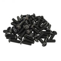 China ISO7380 Black Oxide Round Hexagon Socket Button Head Screw Metric 10.9 Grade M2-M16 for sale
