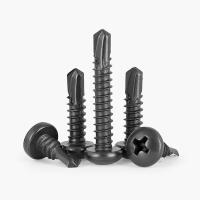 China Cross Pan Head Drill Tapping Screws DIN 7504 Cross Recessed Pan Head Drilling Screws Self-Drilling Tapping Screws for sale