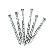 China SS304 T25 Knuring Type17 Flat Wood Screws Torx Deck Screw With 6 Nibs for sale