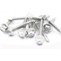 China SUS304 Stainless Steel Hex Flange Head Drilling Screw DIN7504K DIN7504K Hex Washer Self Drilling Screw for sale